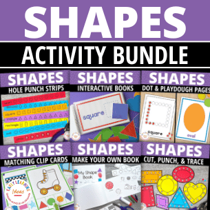 Shape Activities Bundle – Early Learning Ideas