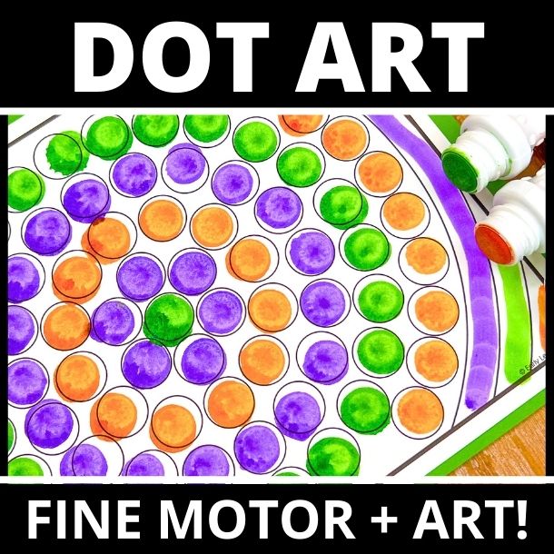 Dot Marker Art Activity Sheets – Early Learning Ideas
