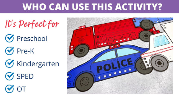 Community Helpers Crafts and Fine Motor Activities – Early Learning Ideas