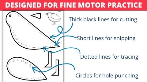 Fall Fine Motor Crafts – Early Learning Ideas