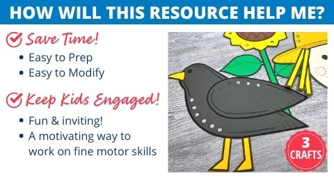 Fall Fine Motor Crafts – Early Learning Ideas