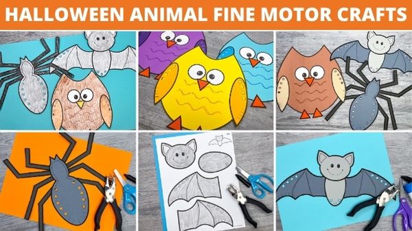 Fall Fine Motor Crafts BUNDLE – Early Learning Ideas
