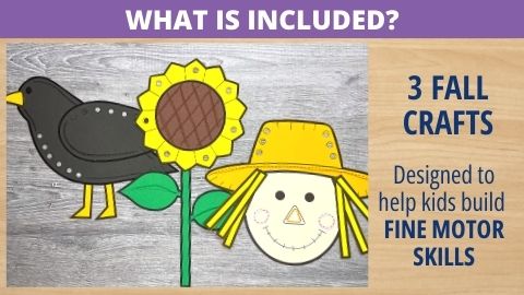 Fall Fine Motor Crafts – Early Learning Ideas