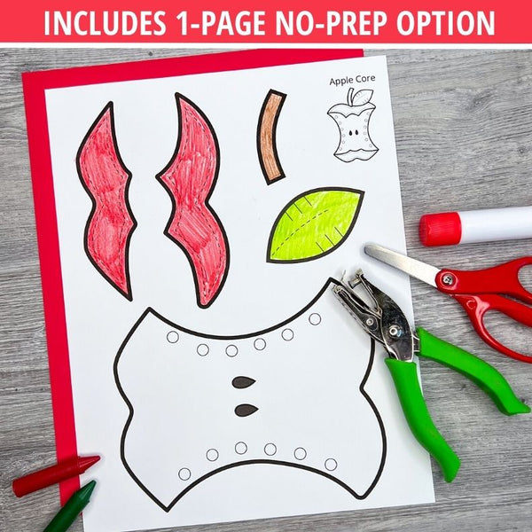 Apple Theme Crafts & Fine Motor Activities – Early Learning Ideas