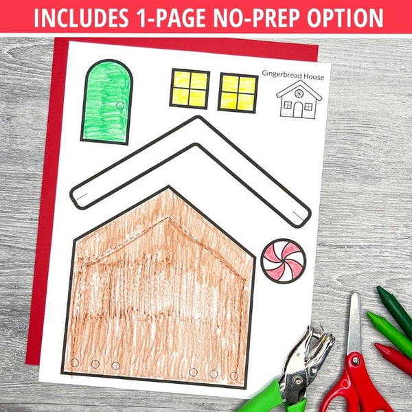 Gingerbread Fine Motor Crafts – Early Learning Ideas