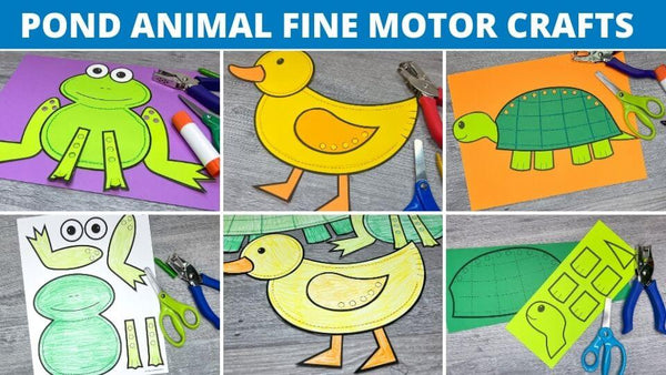 Spring Fine Motor Crafts Bundle – Early Learning Ideas