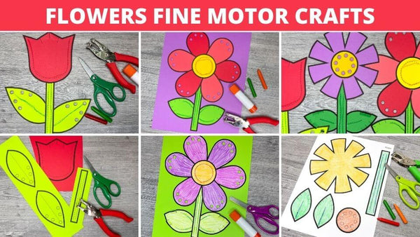Spring Fine Motor Crafts Bundle – Early Learning Ideas