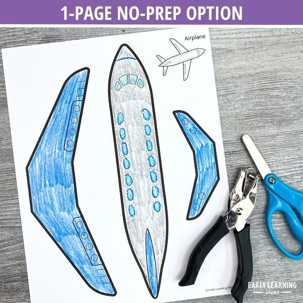 Transportation Crafts and Fine Motor Activities – Early Learning Ideas