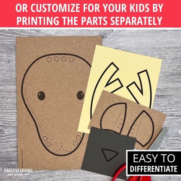 Forest Woodland Animal Fine Motor Crafts – Early Learning Ideas