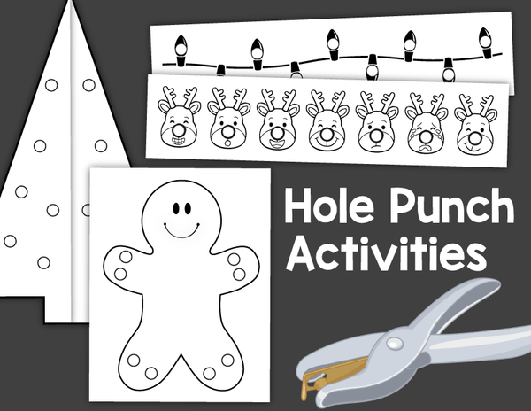 Christmas & Holiday Fine Motor Activity Set – Early Learning Ideas