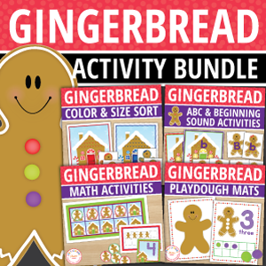 Gingerbread Activity Bundle – Early Learning Ideas