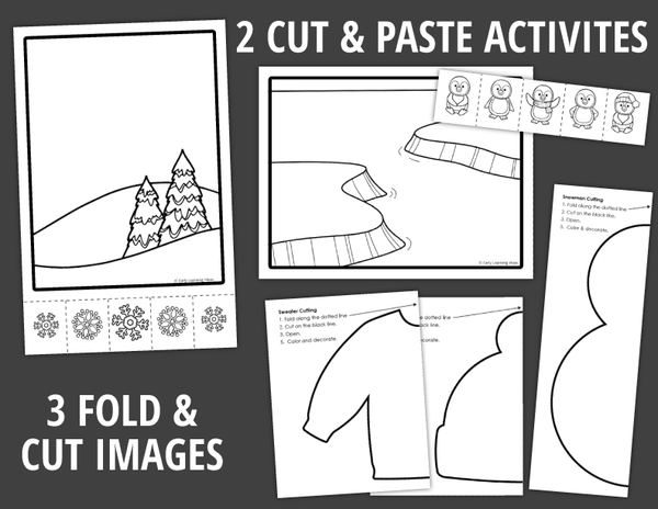 January and Winter Fine Motor Activities – Early Learning Ideas