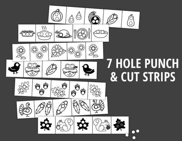 November and Thanksgiving Fine Motor Activities – Early Learning Ideas