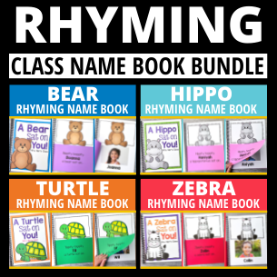 Rhyming Lift-the-Flap Name Books - 4 Versions – Early Learning Ideas