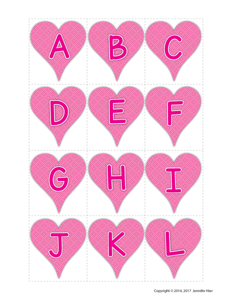 Valentine's Day Alphabet and Beginning Sound Activity – Early Learning ...