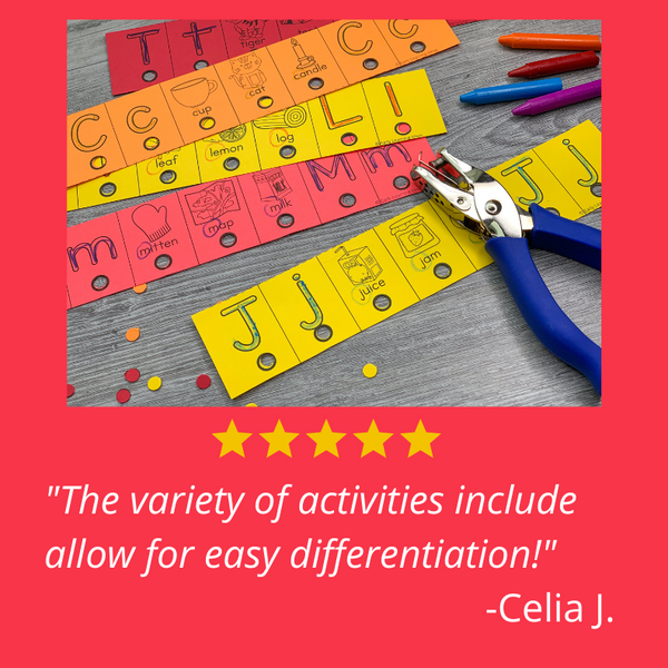 Hands-on Alphabet Activity Bundle – Early Learning Ideas