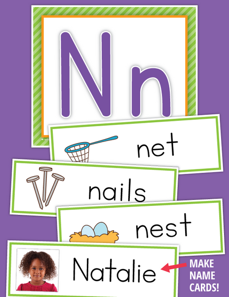 Word Wall & Alphabet Headers for Early Childhood – Early Learning Ideas
