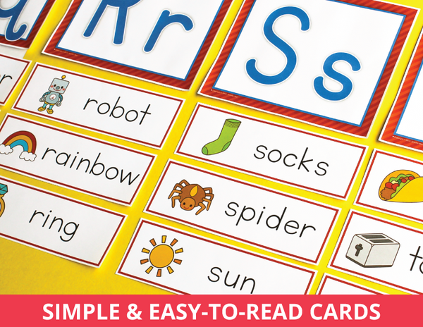 Word Wall & Alphabet Headers for Early Childhood – Early Learning Ideas