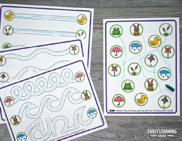 April & Spring Fine Motor Activities – Early Learning Ideas