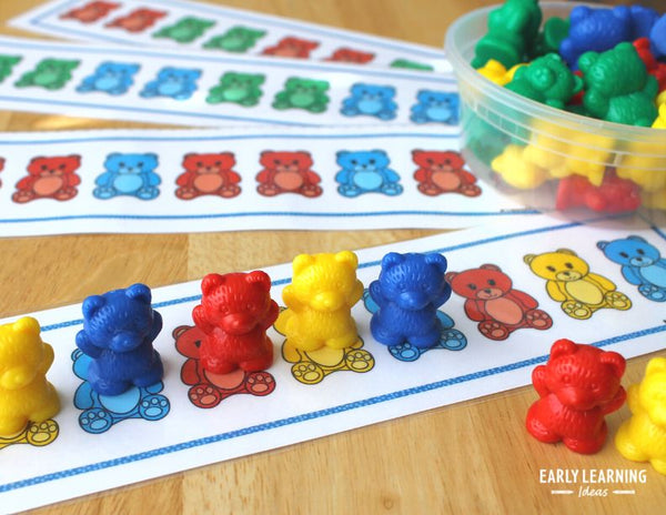 Bear Patterning Activities – Early Learning Ideas