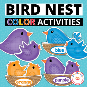 Bird Color Sorting Activity – Early Learning Ideas