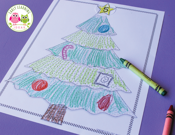 Christmas Math Activities: Christmas Tree Math Play Dough Mat – Early ...