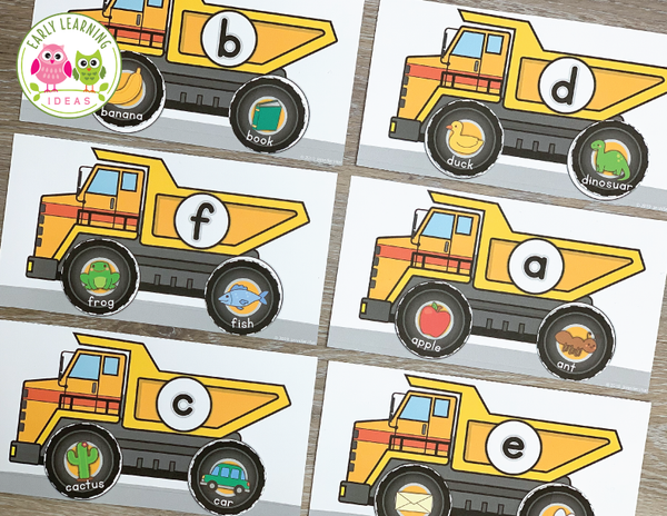 Construction Theme Alphabet & Beginning Sound Activity – Early Learning ...