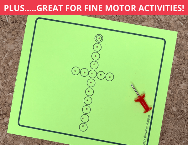 Cotton Swab Letter Cards – Early Learning Ideas