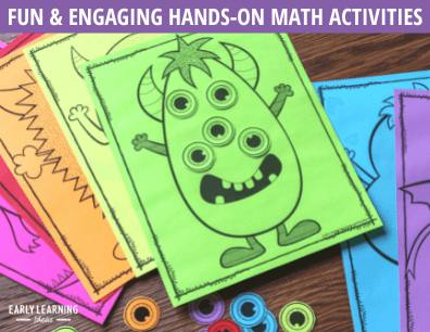 Monster Color Matching & Counting Activity – Early Learning Ideas