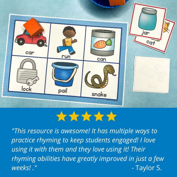 Rhyming Activity Bundle – Early Learning Ideas