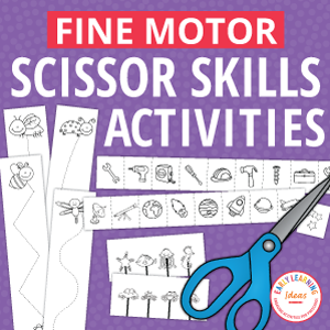 Scissor Skills Practice for the Whole Year – Early Learning Ideas