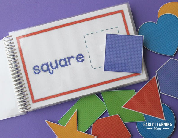 Interactive Shape Matching Book – Early Learning Ideas