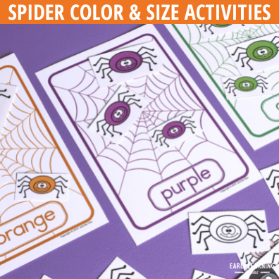 Spider Activity Bundle – Early Learning Ideas