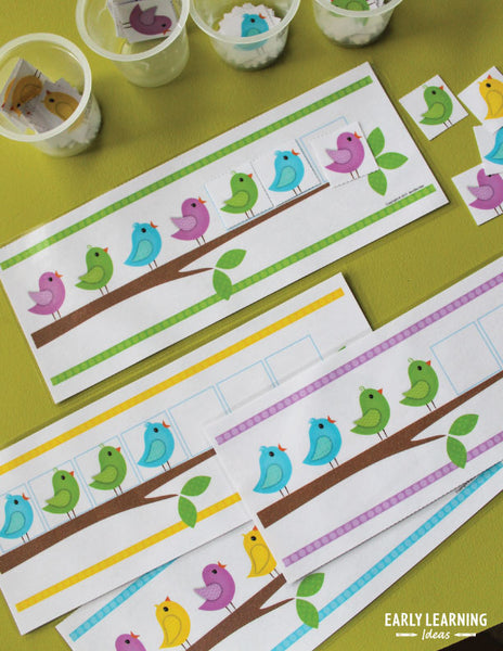 Bird Patterning Activity – Early Learning Ideas