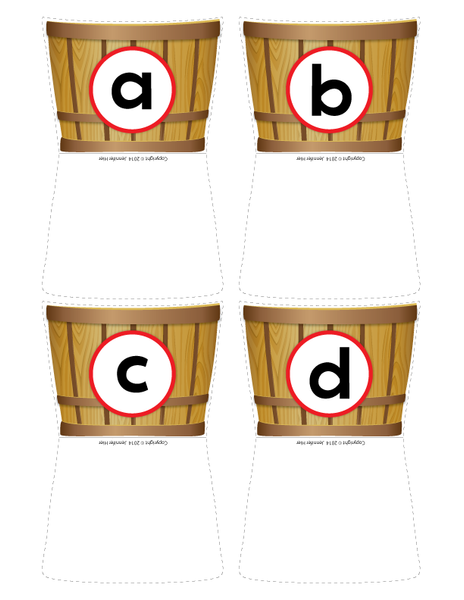 Apples Alphabet and Beginning Sound Activities – Early Learning Ideas