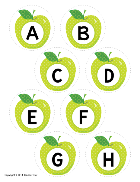 Apples Alphabet and Beginning Sound Activities – Early Learning Ideas