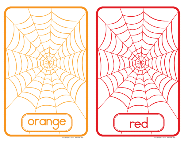 Spider Color & Size Sorting Activities – Early Learning Ideas
