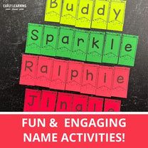 Editable Name Practice Puzzles - Celebration Banners – Early Learning Ideas