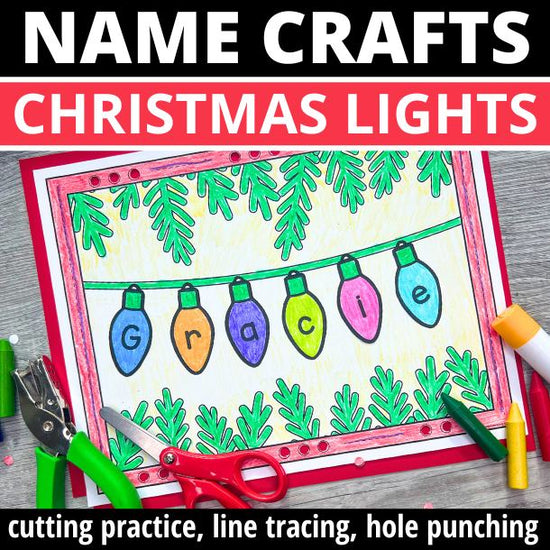Name Craft - Christmas – Early Learning Ideas