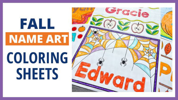 Name Coloring Pages - Fall – Early Learning Ideas