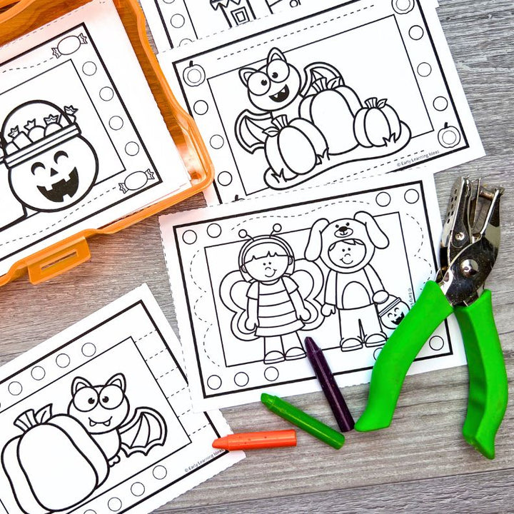 Printable Hole Punch Fine Motor Activities – Page 2 – Early Learning Ideas