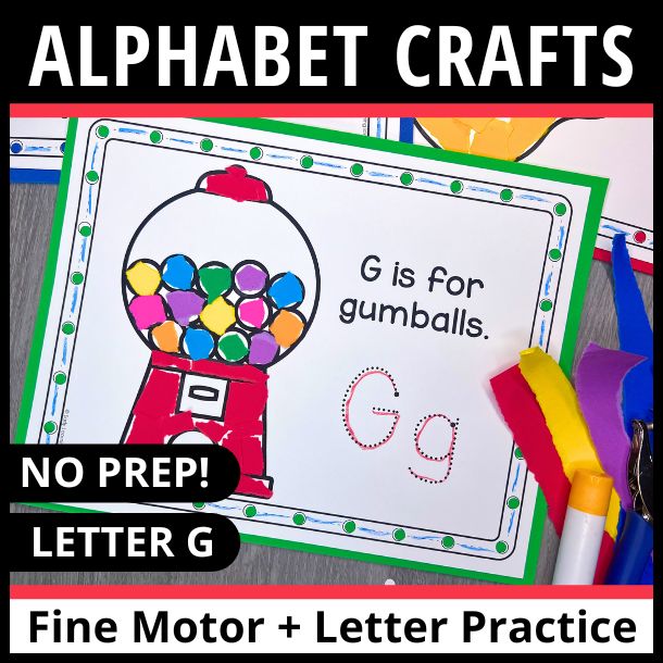 Letter G Craft Activities – Early Learning Ideas