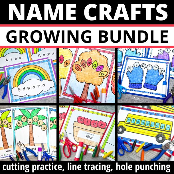 Name Craft BUNDLE – Early Learning Ideas
