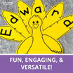 Editable Name Practice Puzzles - Thanksgiving Turkey Name Puzzles ...