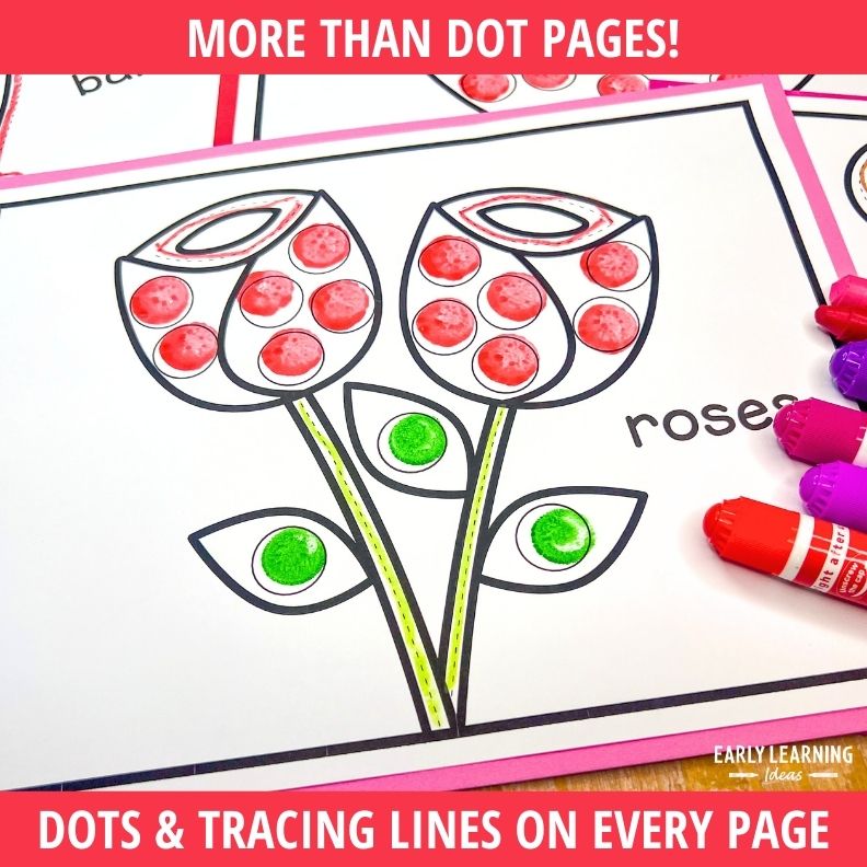 Valentine's Day Dot Marker Activities – Early Learning Ideas