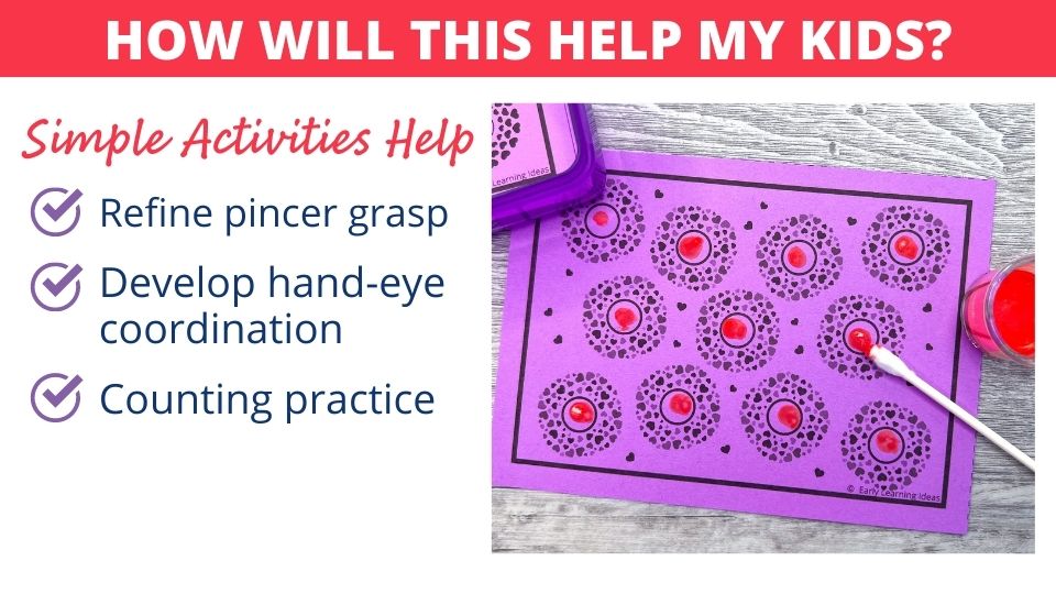 Winter Dot Sticker Fine Motor Task Cards – Early Learning Ideas