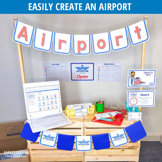 Airport Dramatic Play Center – Early Learning Ideas