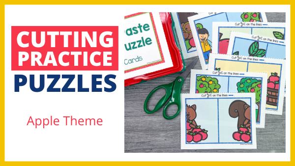 Cut and Paste Puzzles - Apples – Early Learning Ideas