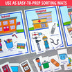 Community Helpers Sorting Activity – Early Learning Ideas
