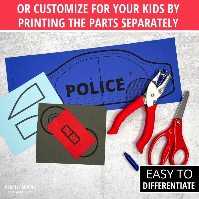 Community Helpers Crafts and Fine Motor Activities – Early Learning Ideas